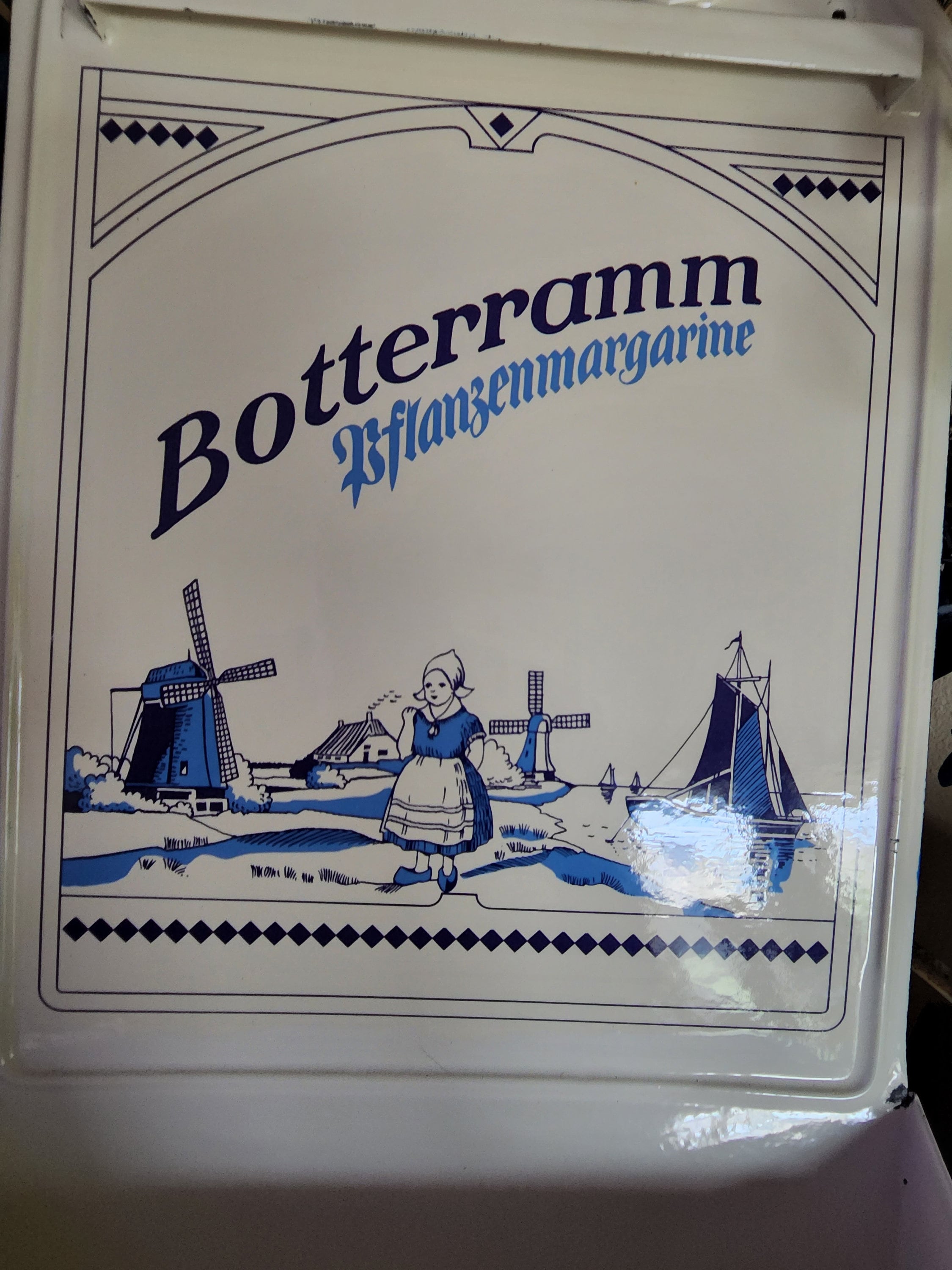 European Advertising Enamelware Utensil Rack - Etsy