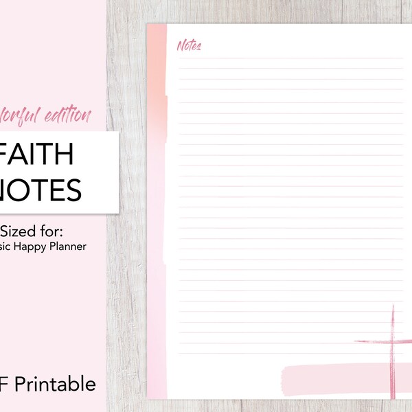 Faith Planner Insert - Etsy