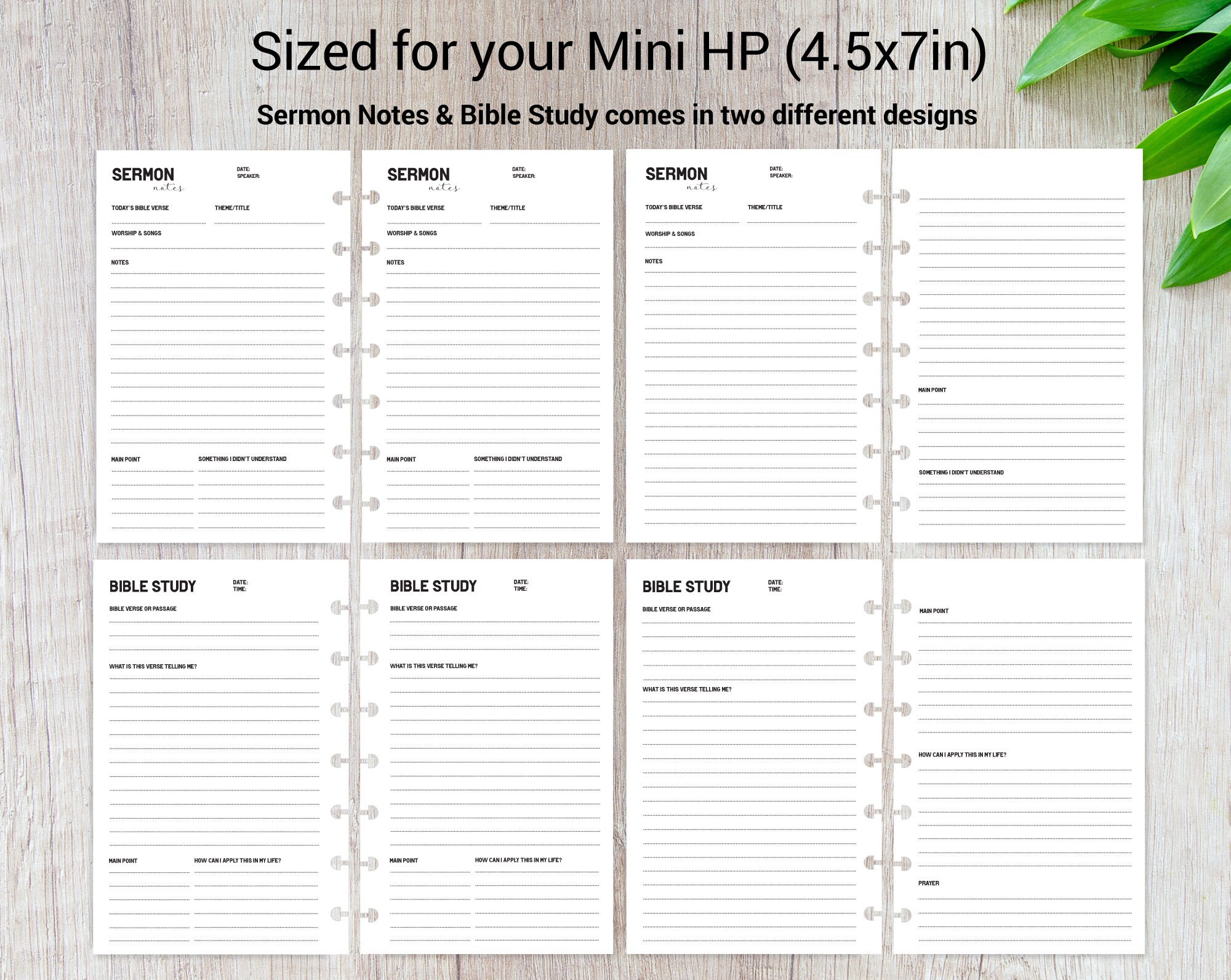 Mini Faith Planner Insert Mini Happy Planner Size - Etsy UK