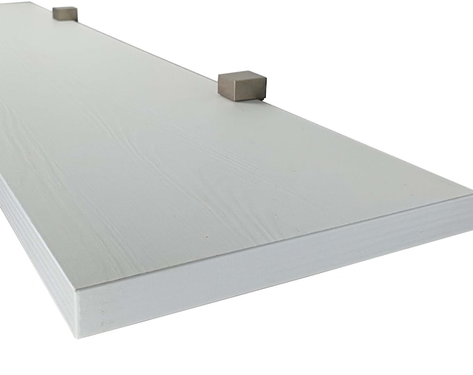 Any Size Between 15cm - 25cm Deep Wall Shelves With "l" Raw Steel ...