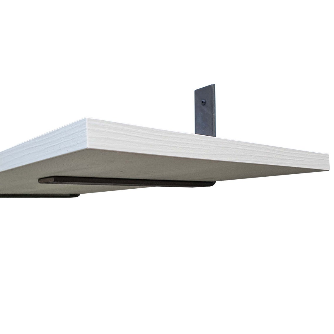 Any Size Between 15cm - 25cm Deep Wall Shelves With "l" Raw Steel ...