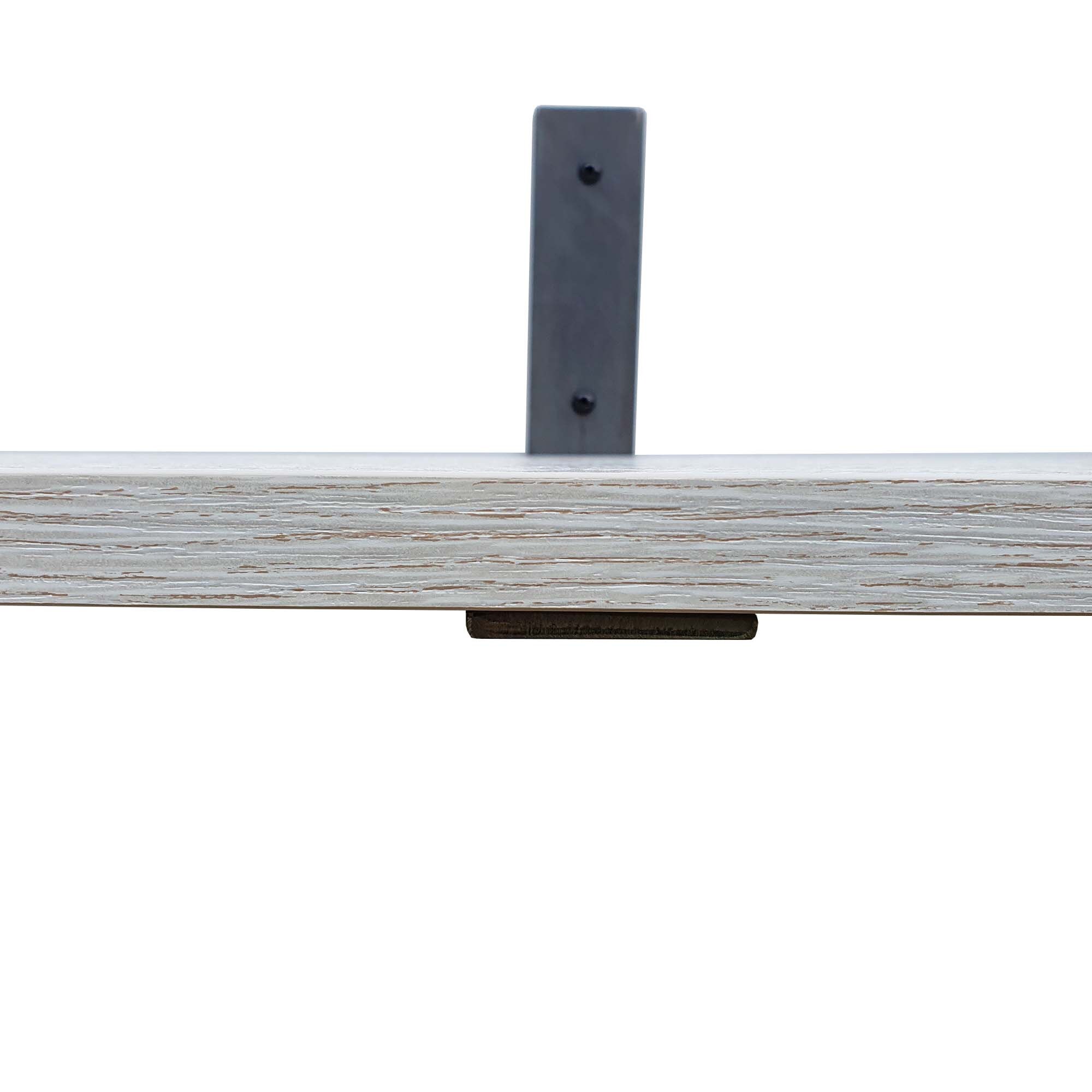 Any Size Between 15cm - 25cm Deep Wall Shelves With "l" Raw Steel ...