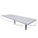 19.2cm, 22cm, 25cm Deep Wall White Shelf With Brackets. White Colour ...