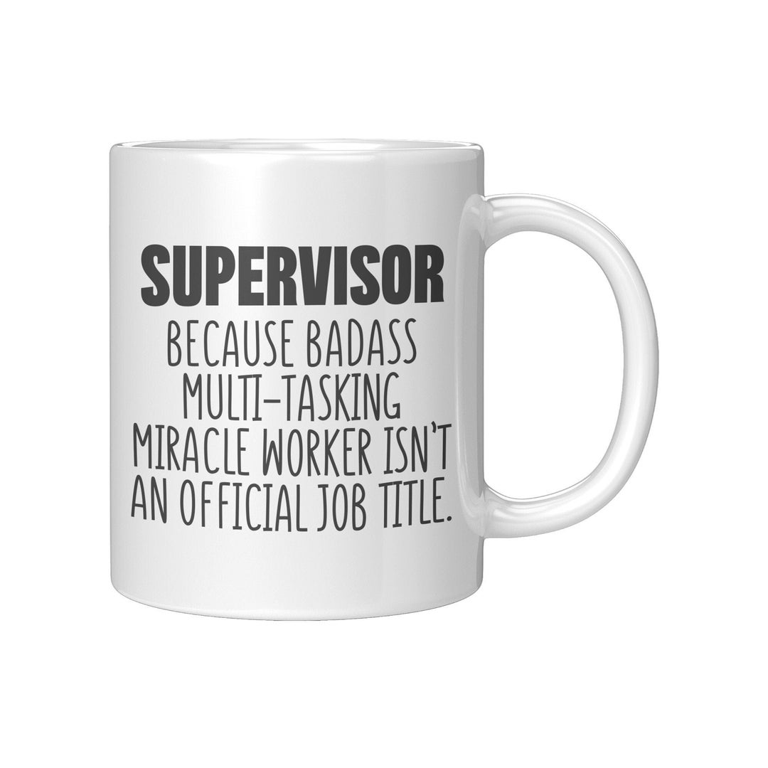 Supervisor Mug, Christmas Gift for Supervisor, Coffee Mug for ...