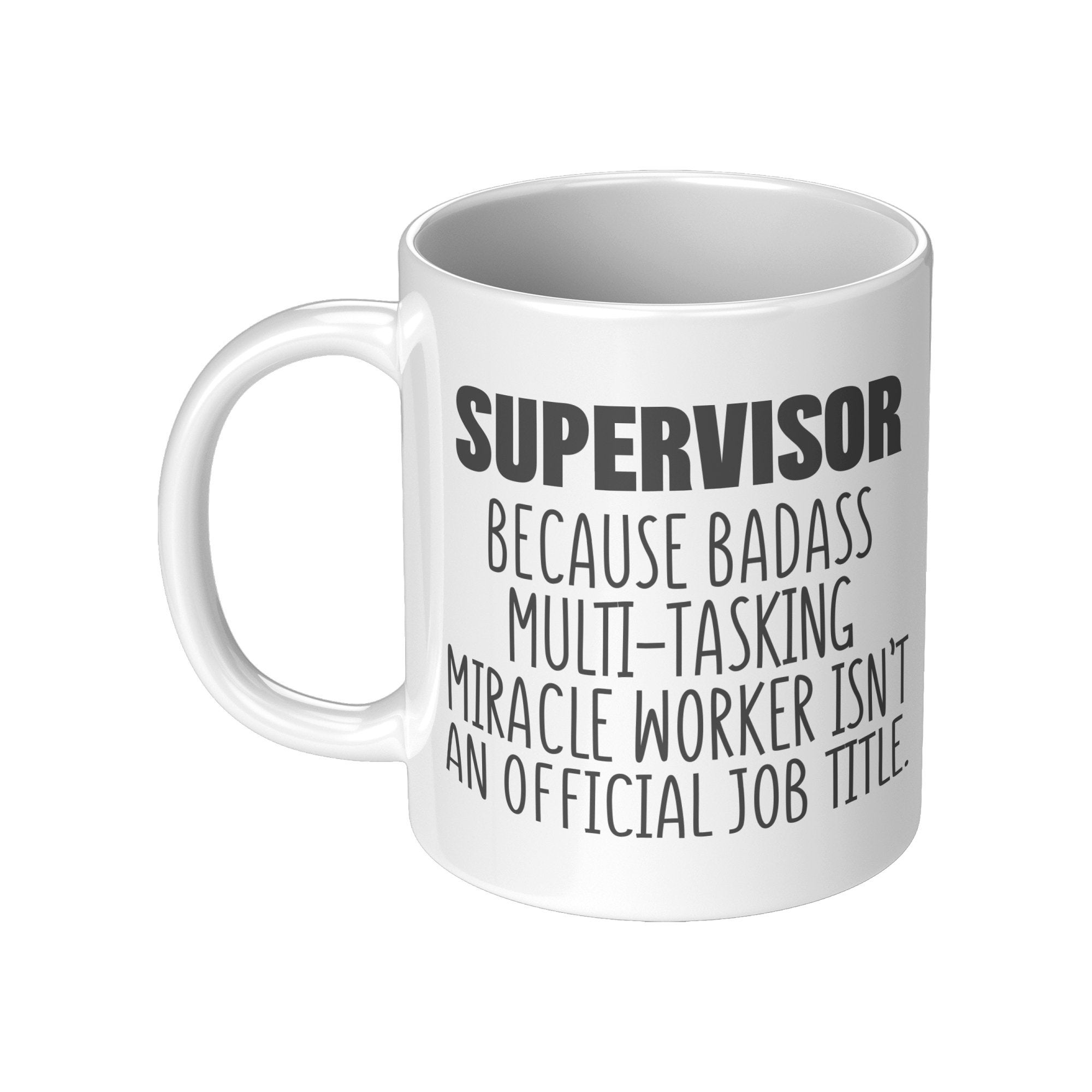 Supervisor Mug, Christmas Gift for Supervisor, Coffee Mug for ...