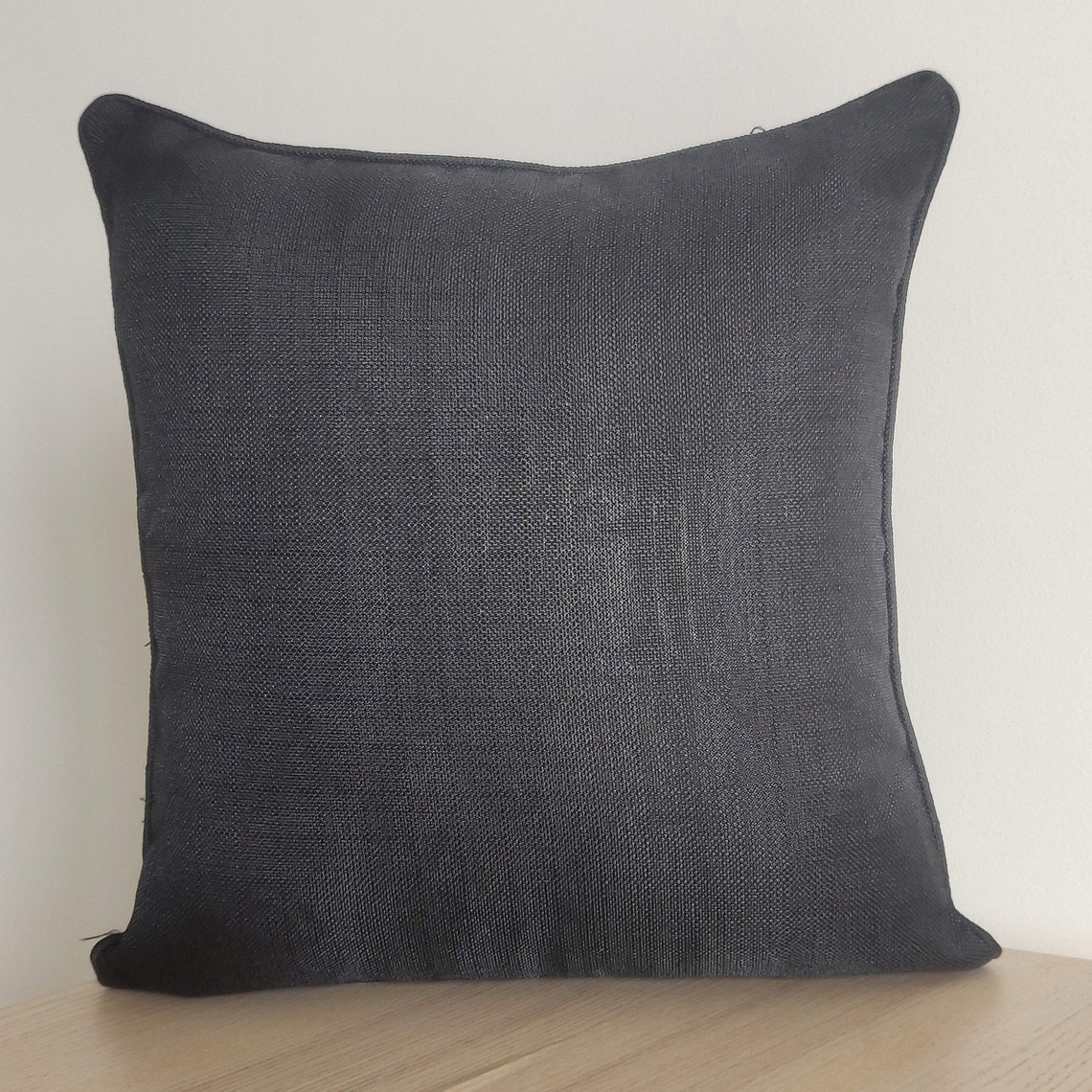Black Music Notes Cushion Cover on White Fabric - Etsy