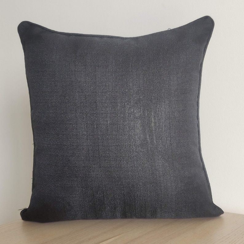 Black Music Notes Cushion Cover on White Fabric - Etsy