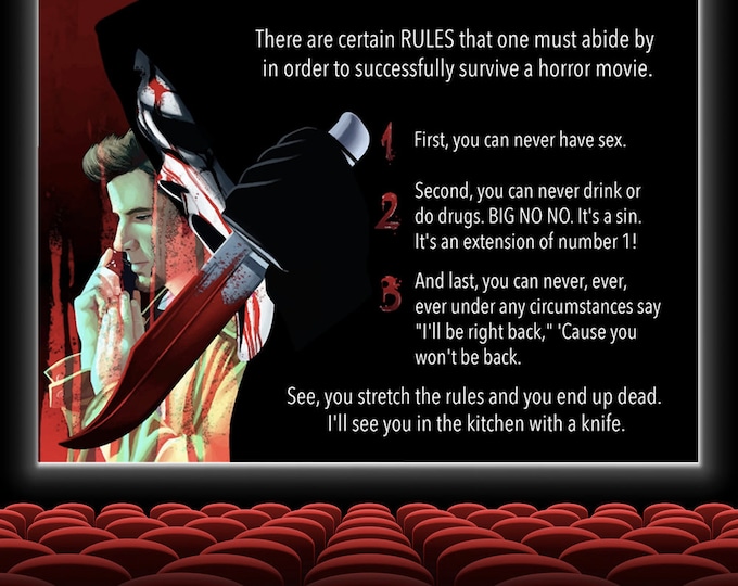 Rules to Surviving a Horror Movie Randy Meeks - Etsy
