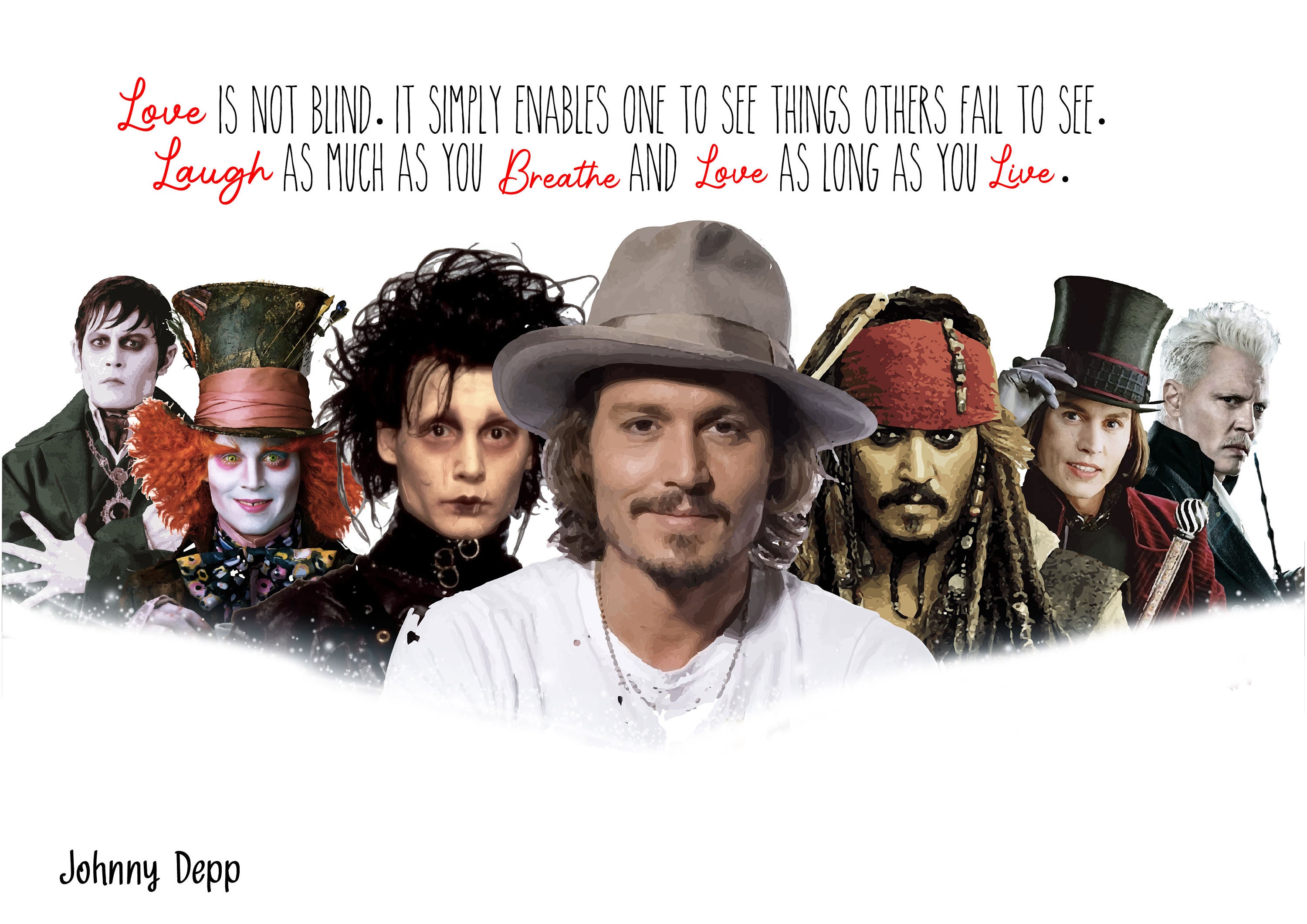 Johnny Depp Quote - Etsy