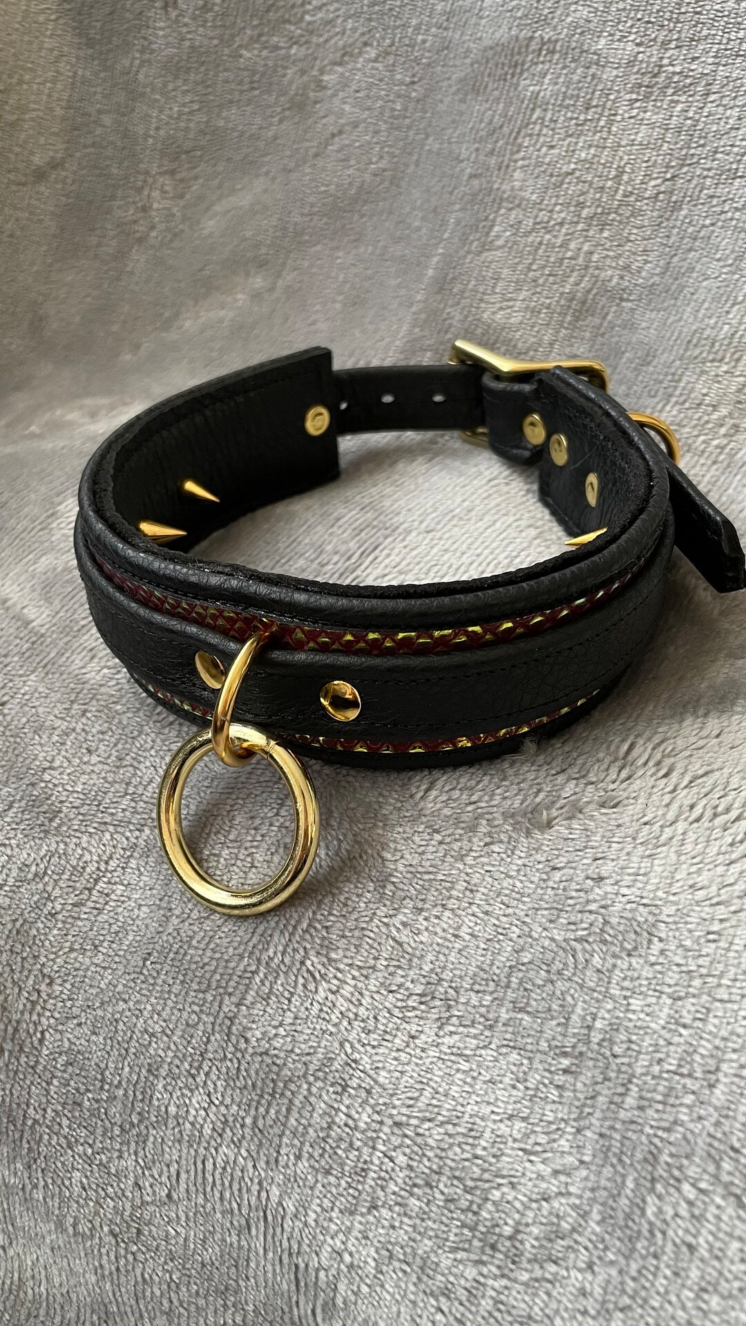 Dragon Bite Collar by Loquaciousleatherco - Etsy