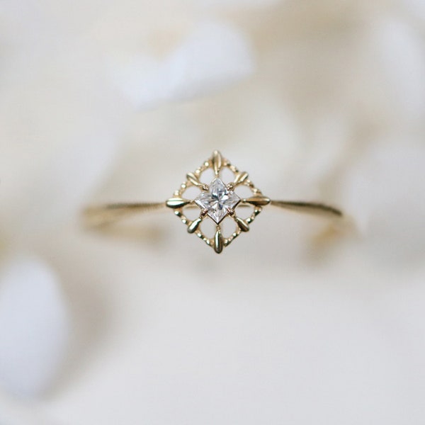 Simple Engagement Ring - Etsy