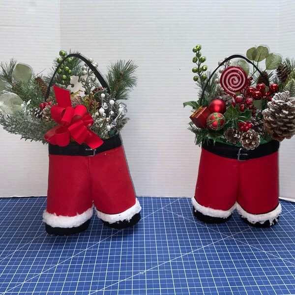 Santa Basket - Etsy