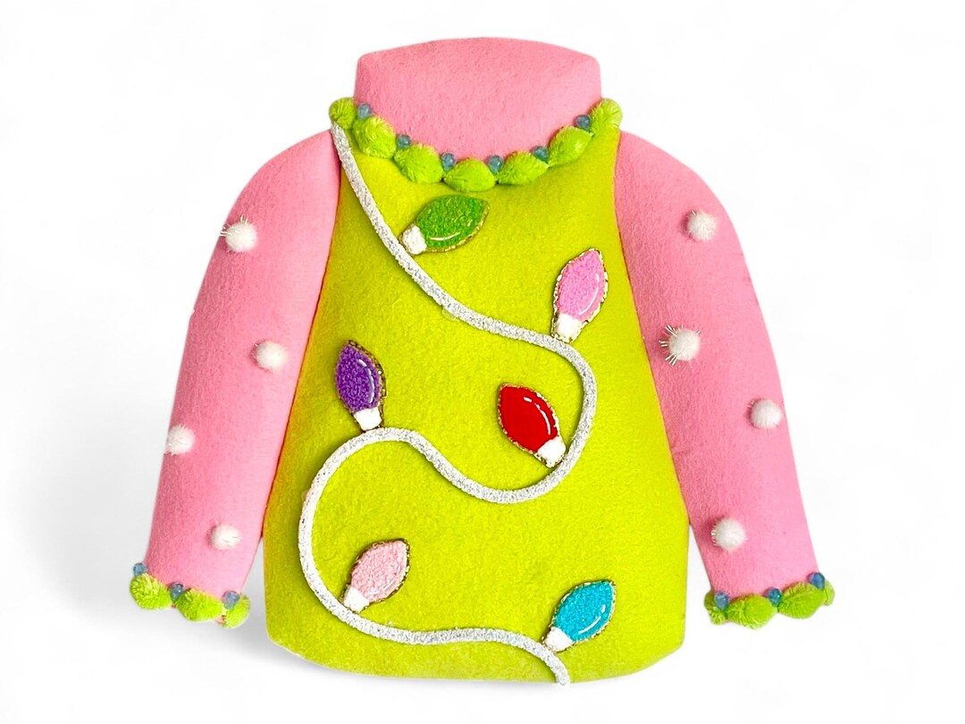 Ugly Christmas Sweater Wreath Attachment, Wreath Supplies, Wreath ...