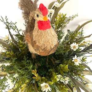 Rooster Centerpiece, Elevated Table Decor, Rooster Arrangement, Gift ...