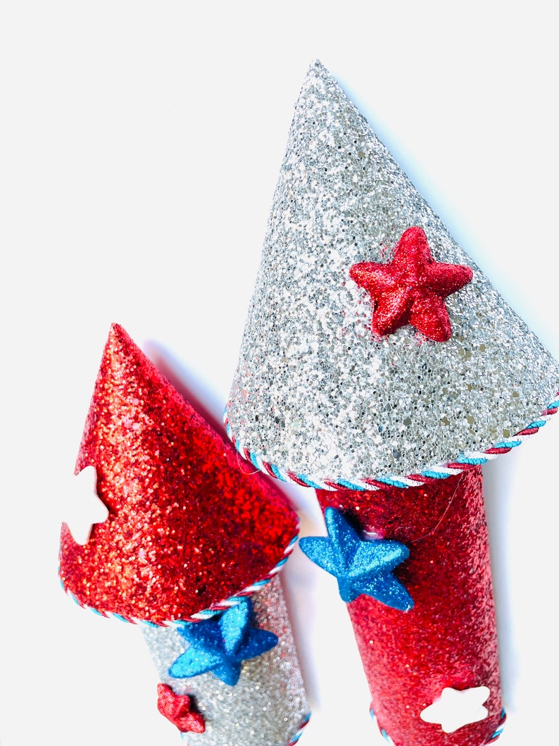 Patriotic Fourth of July Fireworks Rocket Wreath Attachment - Etsy