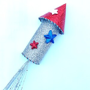Patriotic Fourth of July Fireworks Rocket Wreath Attachment - Etsy