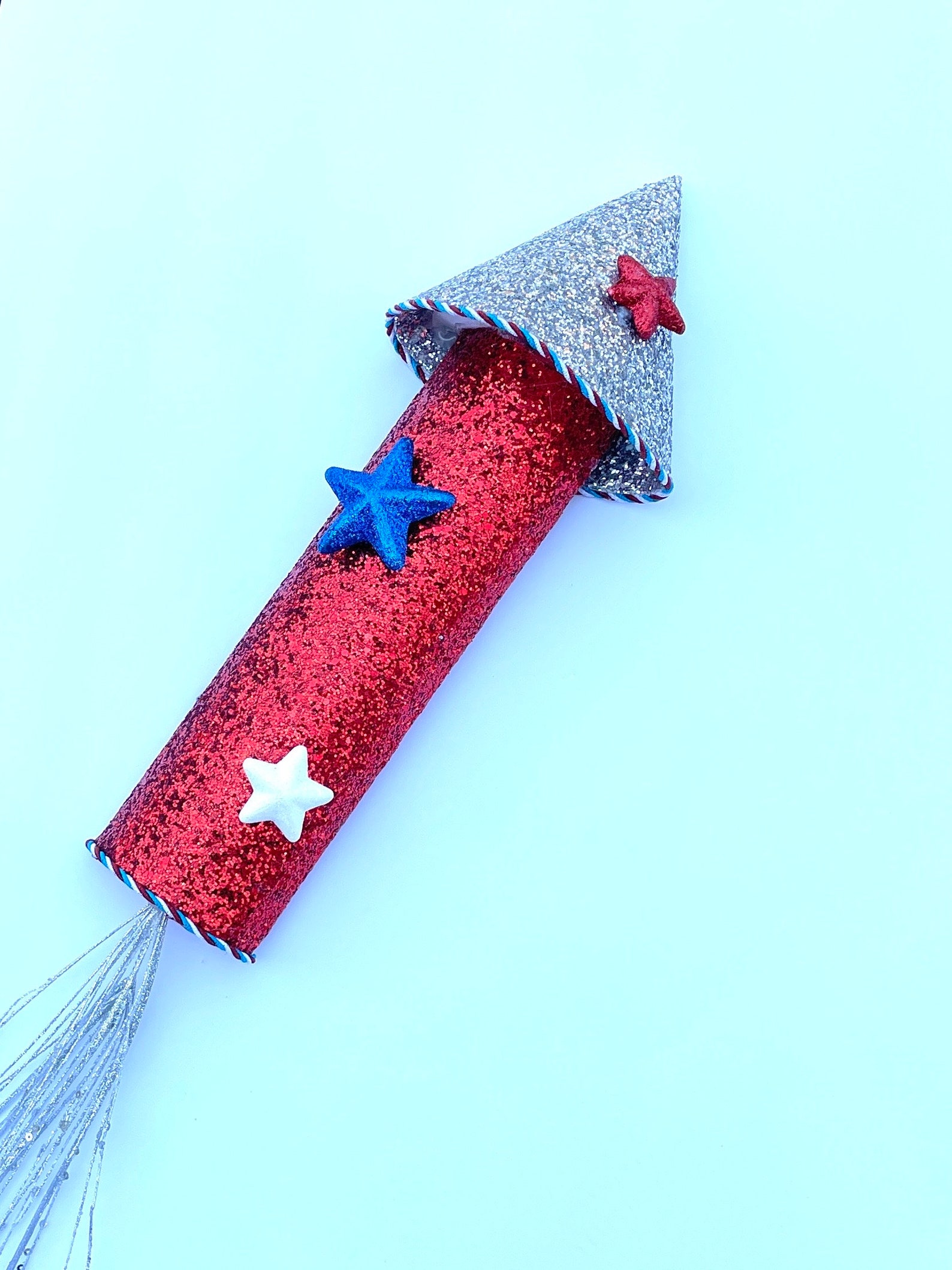 Patriotic Fourth of July Fireworks Rocket Wreath Attachment - Etsy