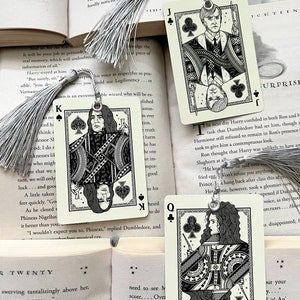 Magical Playing Card Bookmarks Sorting House Bookmark Wizarding School ...