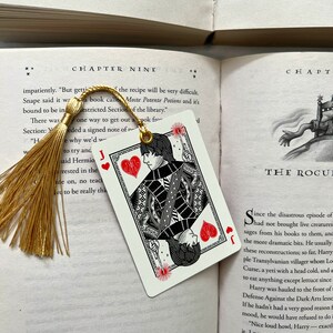 Magical Playing Card Bookmarks Sorting House Bookmark Wizarding School ...