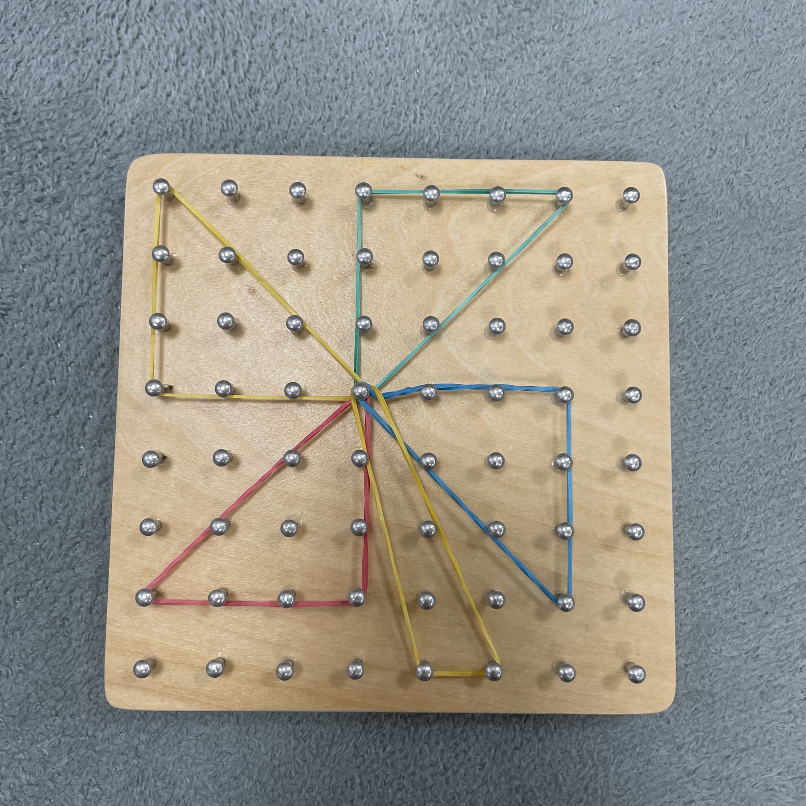 Géoboard en bois Array Block Geo Board avec cartes de motif - Etsy France