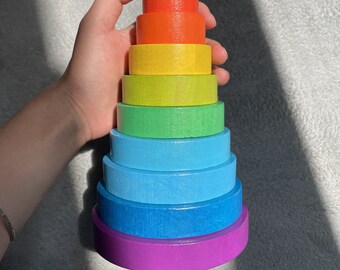 Stacking Rings Toy | Etsy