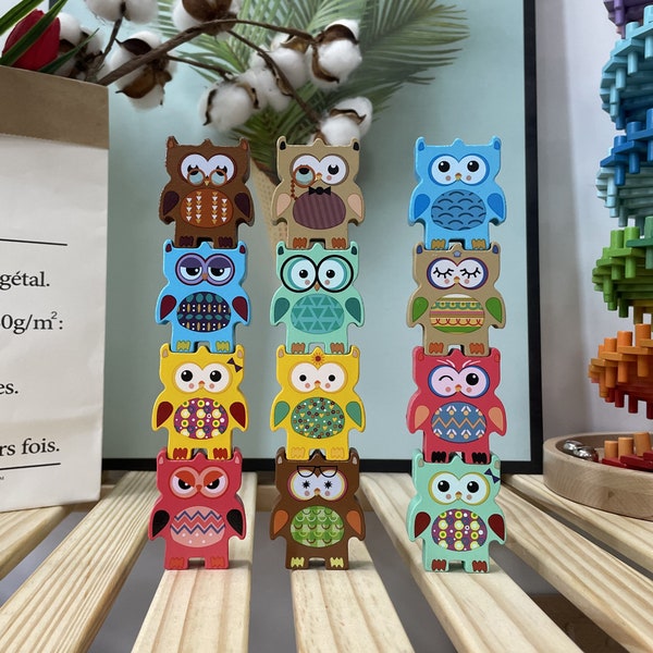 Wood Stacking Toy - Etsy