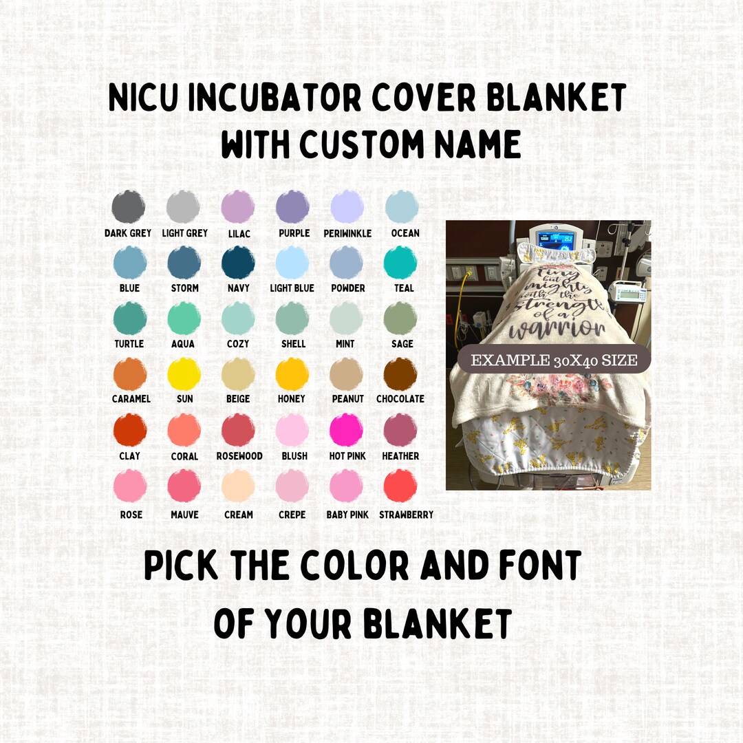 Isolette Blanket Cover Nicu Incubator Blanket Cover A Great Premature ...