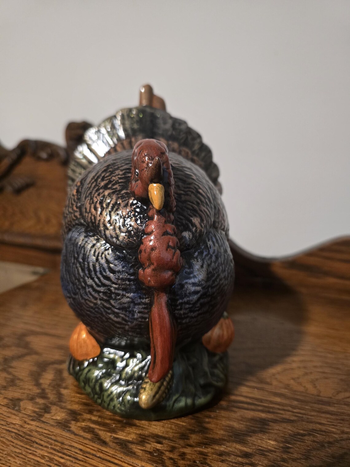 Hand Painted Ceramic Turkey - Etsy