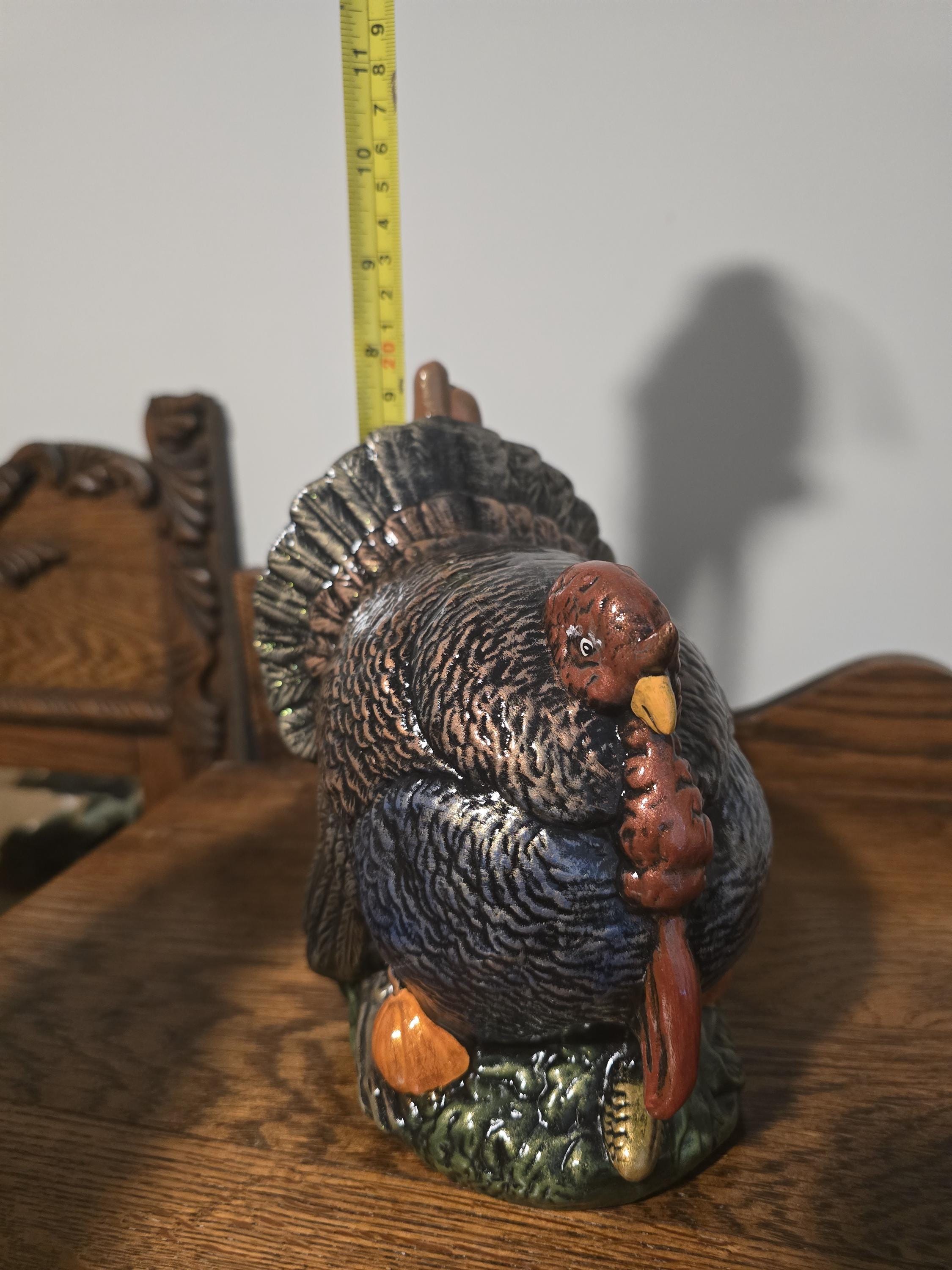 Hand Painted Ceramic Turkey - Etsy