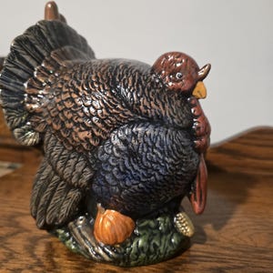Hand Painted Ceramic Turkey - Etsy