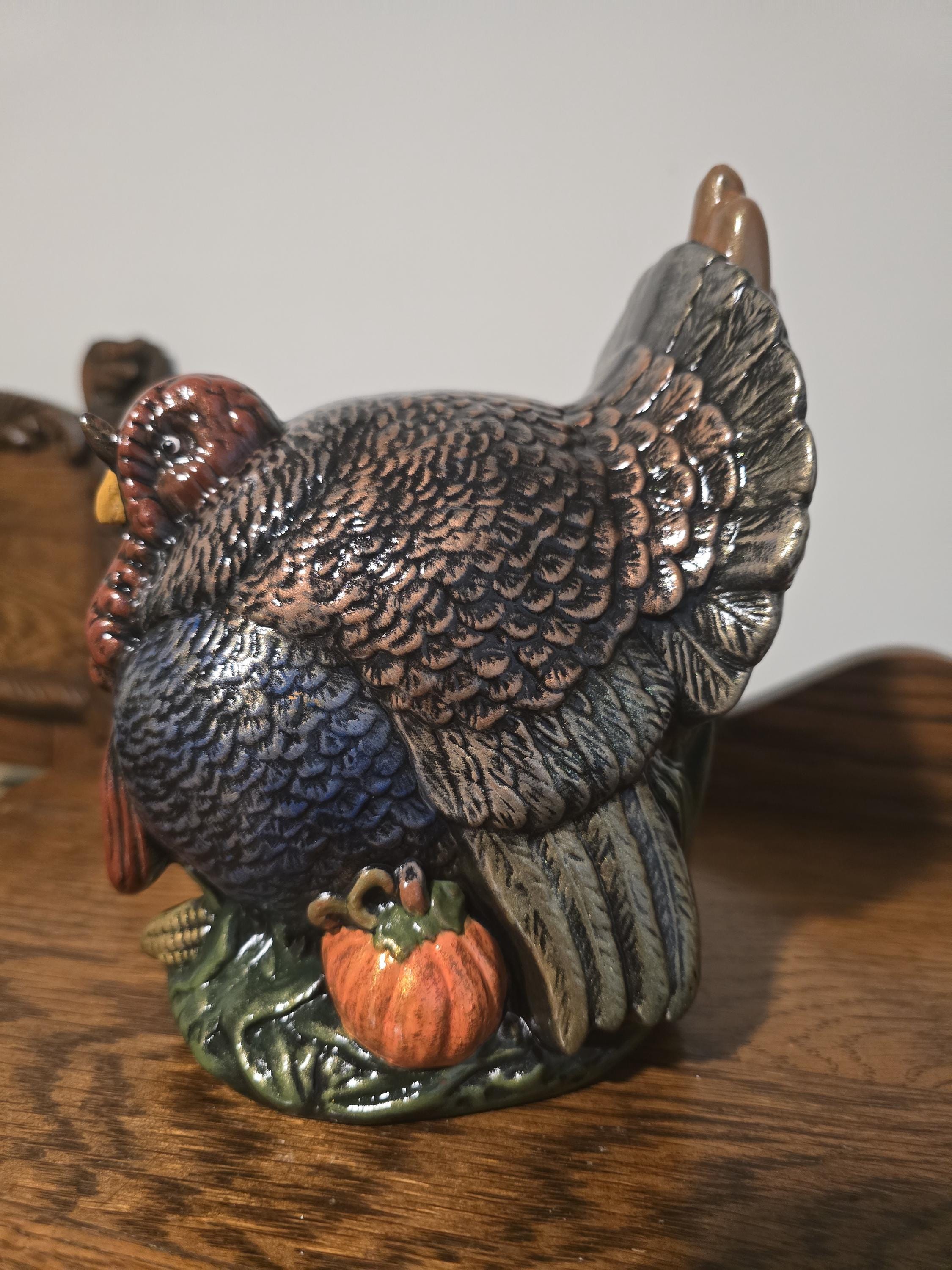 Hand Painted Ceramic Turkey - Etsy
