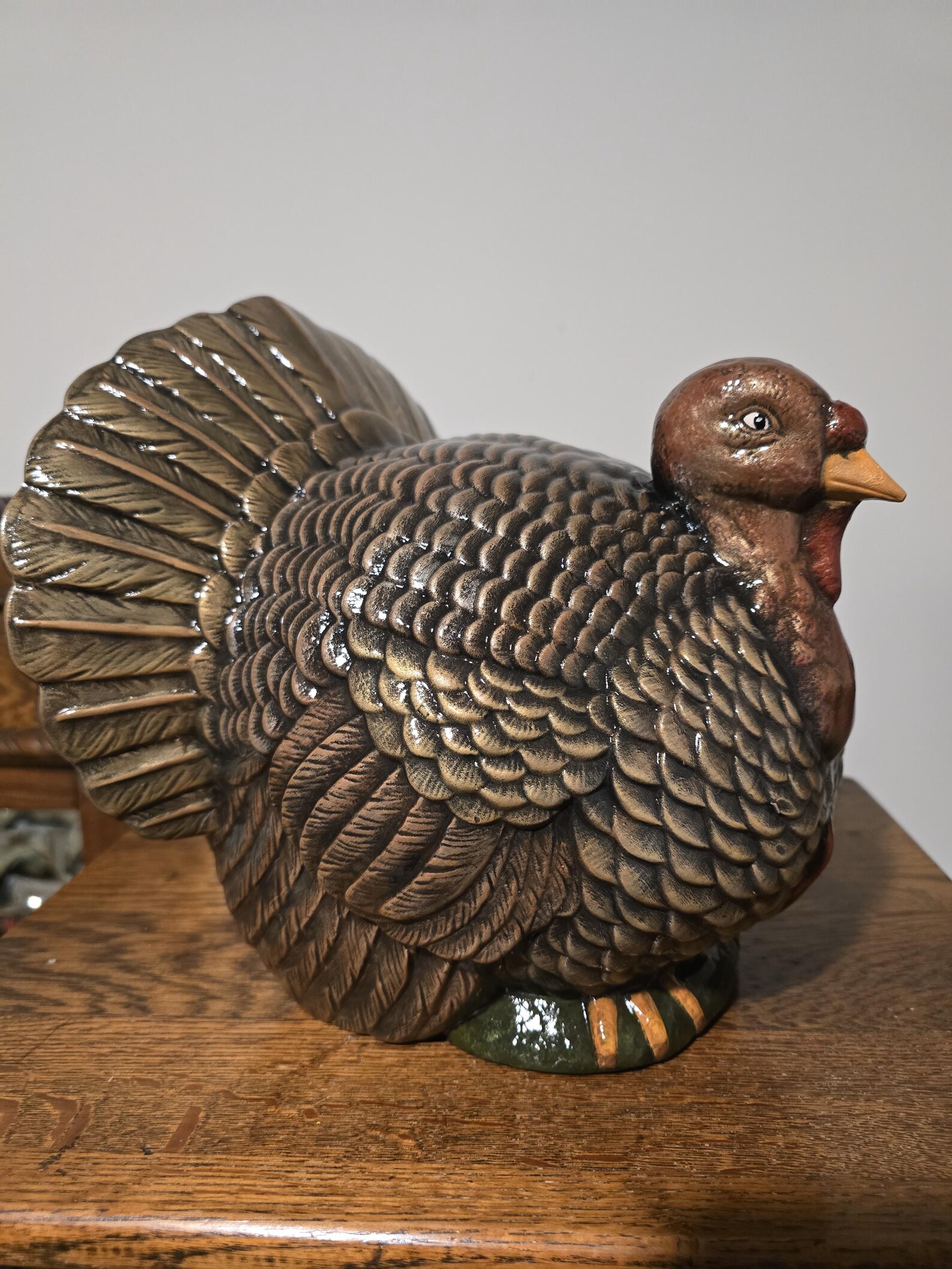 Hand Painted Ceramic Turkey - Etsy