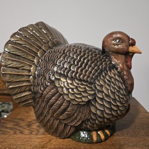 Hand Painted Ceramic Turkey - Etsy