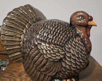 Hand Painted Ceramic Turkey - Etsy