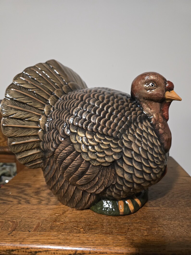 Hand Painted Ceramic Turkey - Etsy