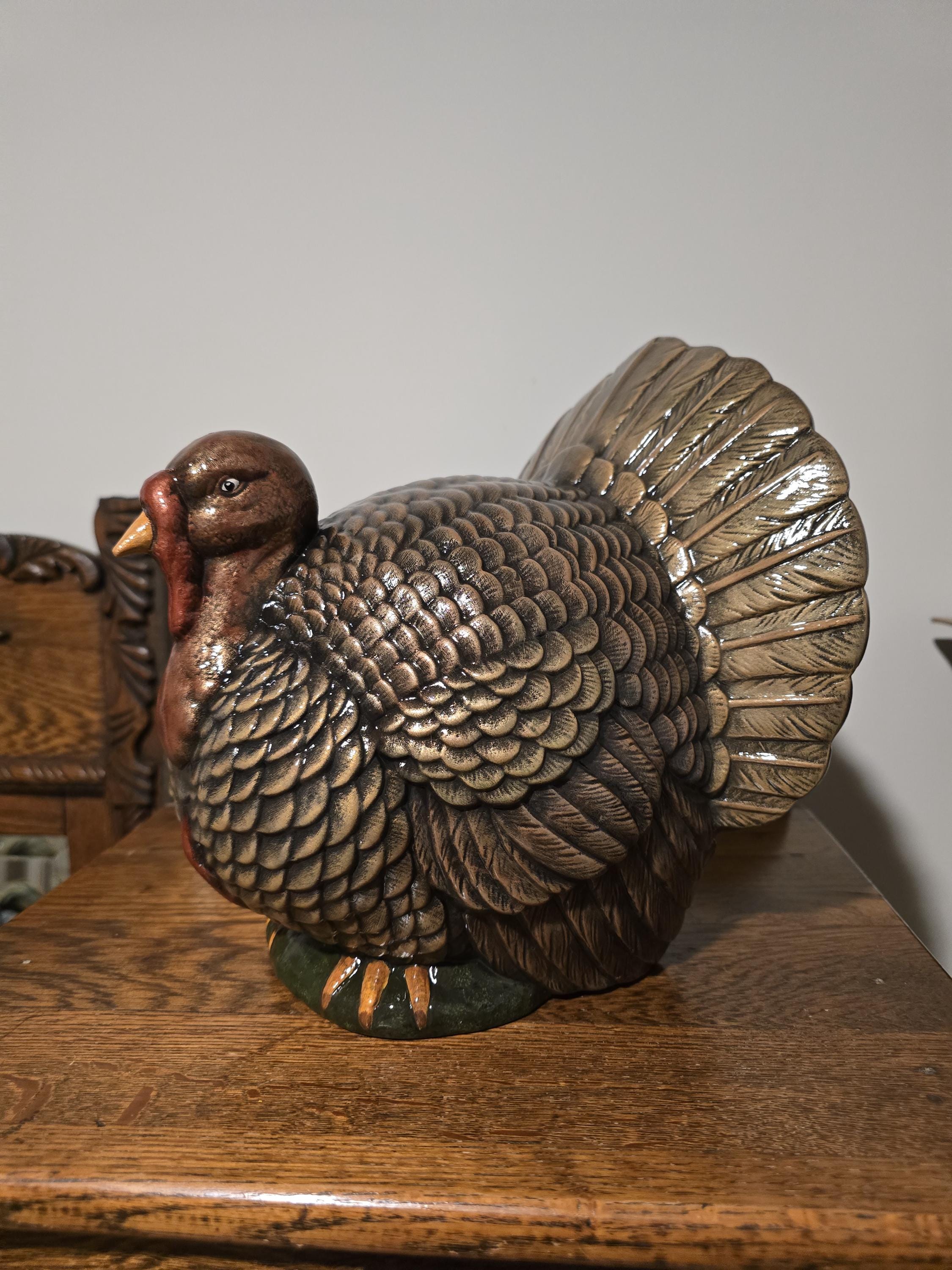 Hand Painted Ceramic Turkey - Etsy