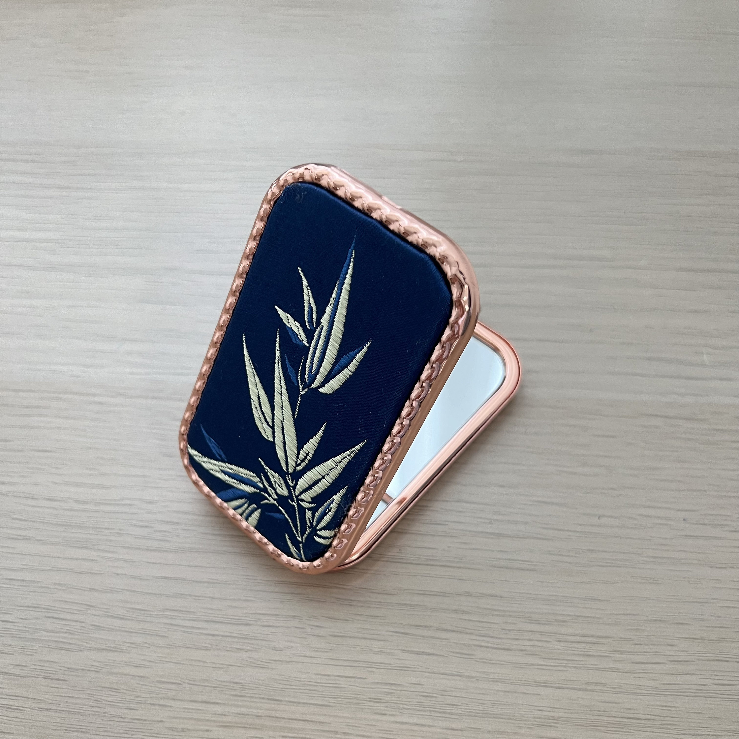 Handmade Pocket Mirror Vintage Compact Mirror Double Sided Compact ...