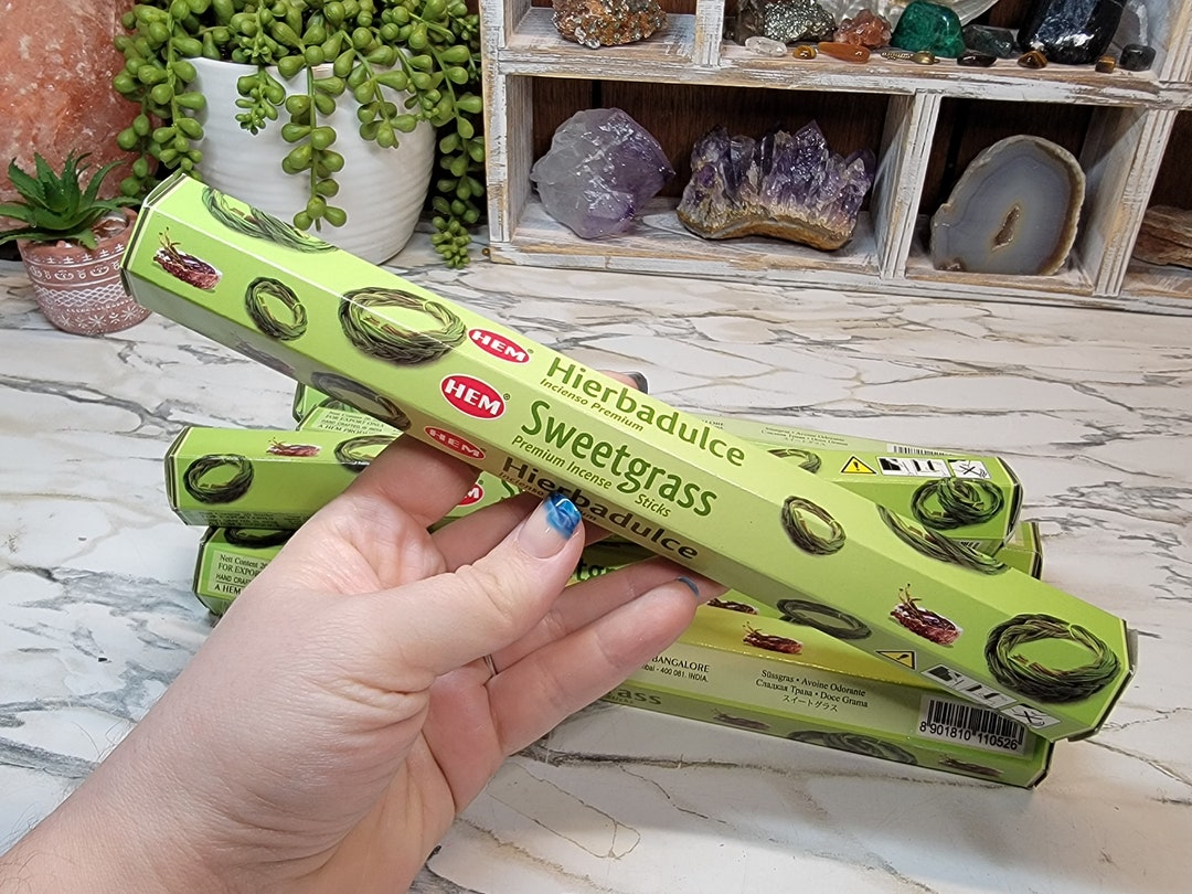 SWEETGRASS Premium Incense Sticks by HEM - Etsy