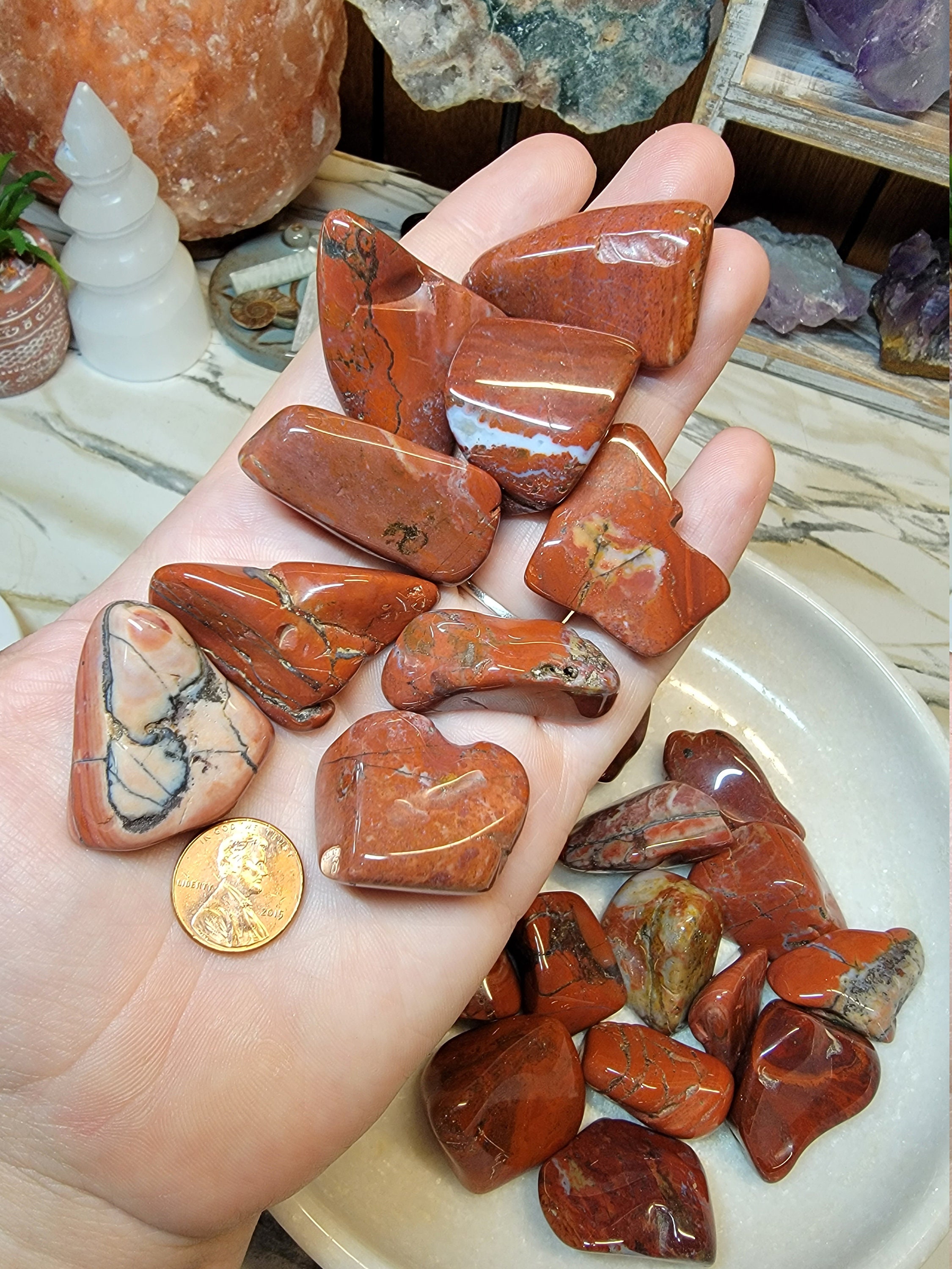 Chestnut jasper 30-45mm Madagascar | Etsy