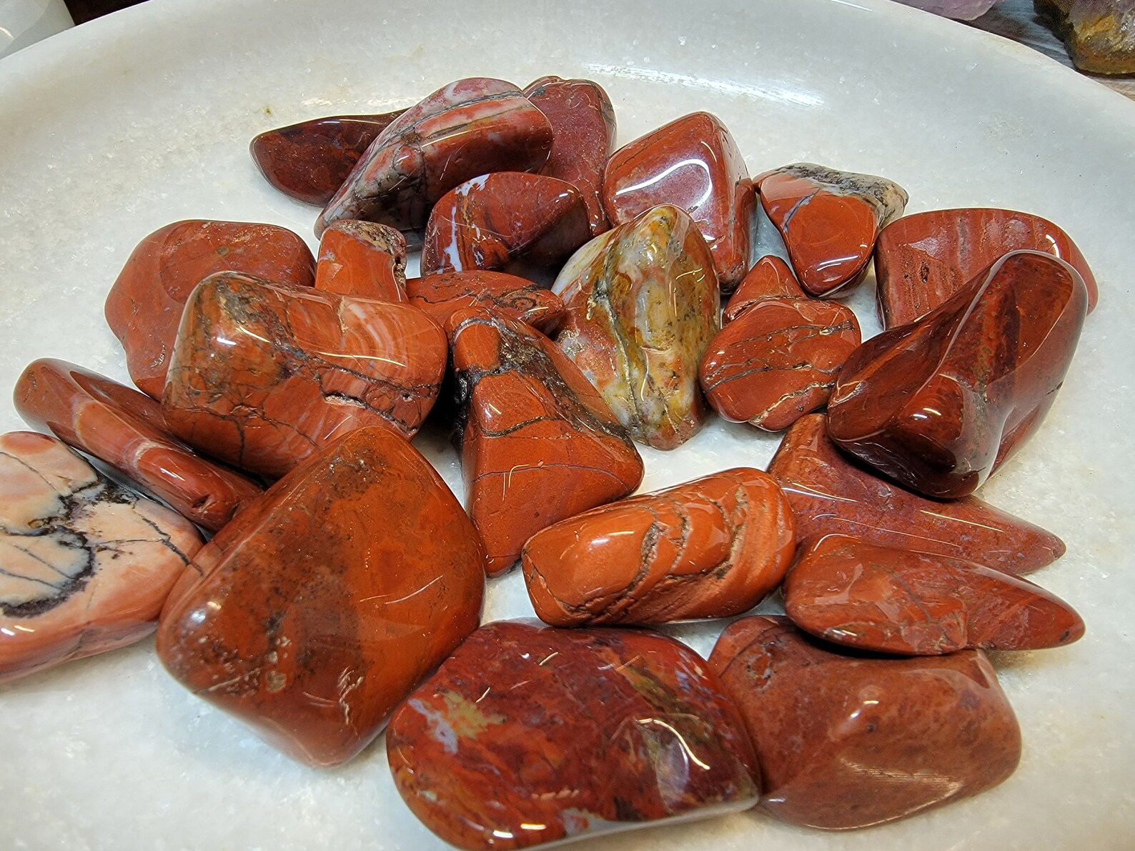 Chestnut jasper 30-45mm Madagascar | Etsy