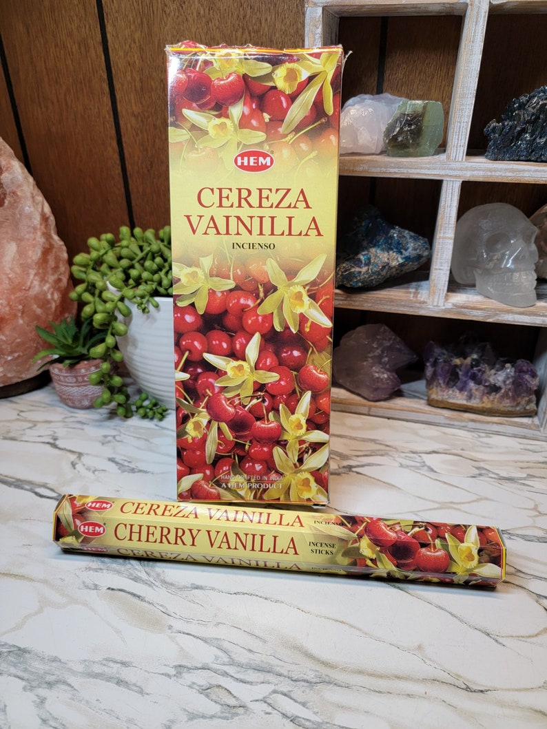 Cherry Vanilla HEM Incense Sticks - Etsy