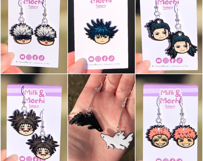 Piercing Blood Technique Anime Inspired Earrings - Etsy UK