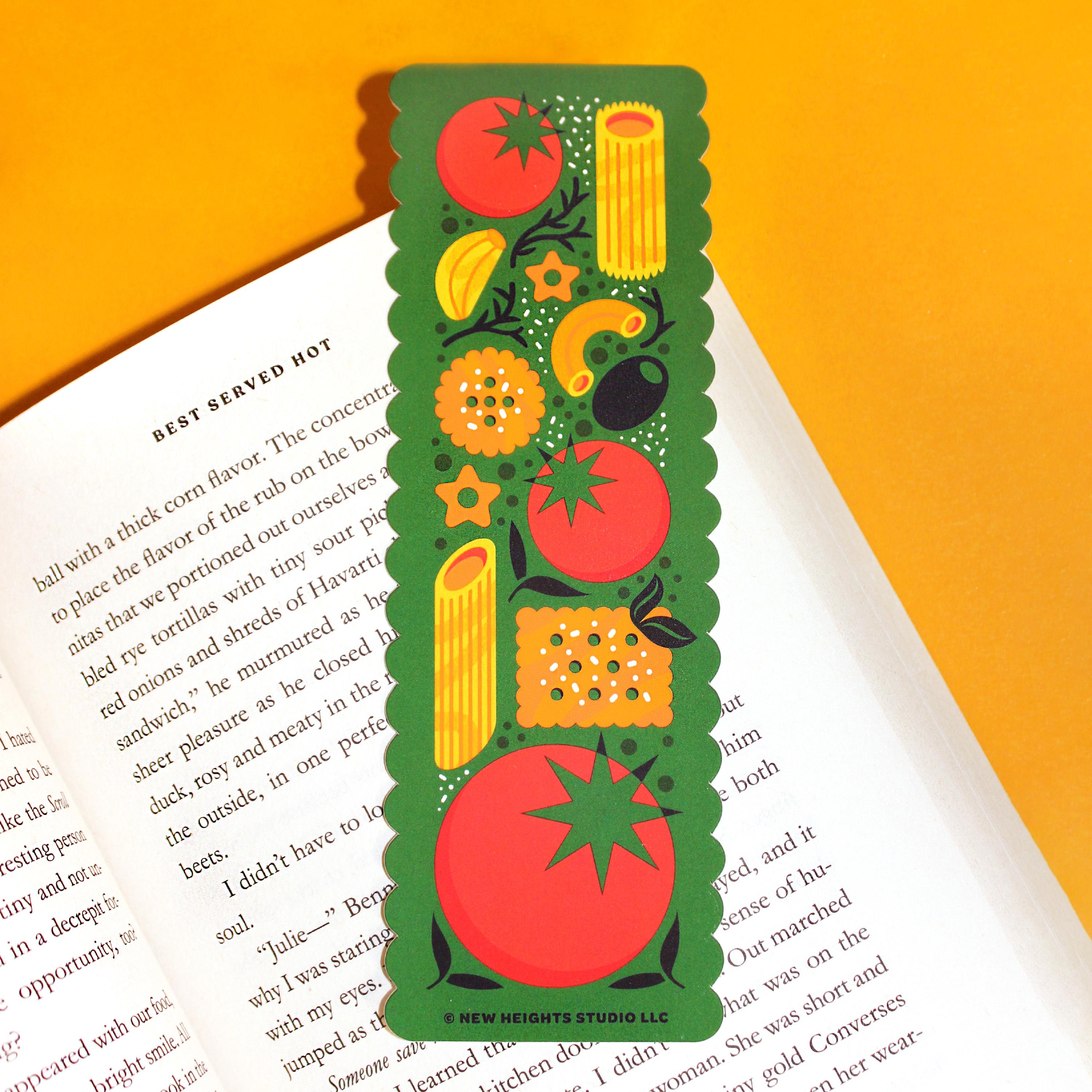 PASTA Bookmark | Pasta Lover Gift Idea, Charcuterie Bookmark, Italian ...