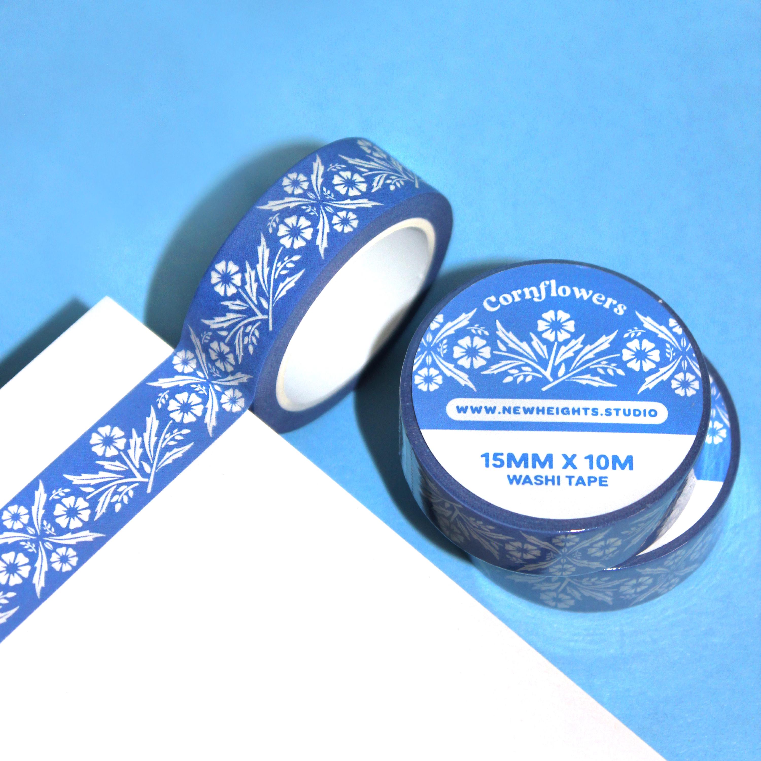 BLUE CORNFLOWERS Corning Corelle Inspired Washi Tape | 70's Retro ...