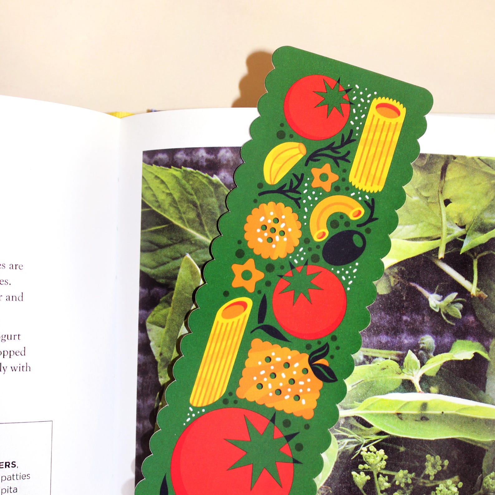 PASTA Bookmark | Pasta Lover Gift Idea, Charcuterie Bookmark, Italian ...