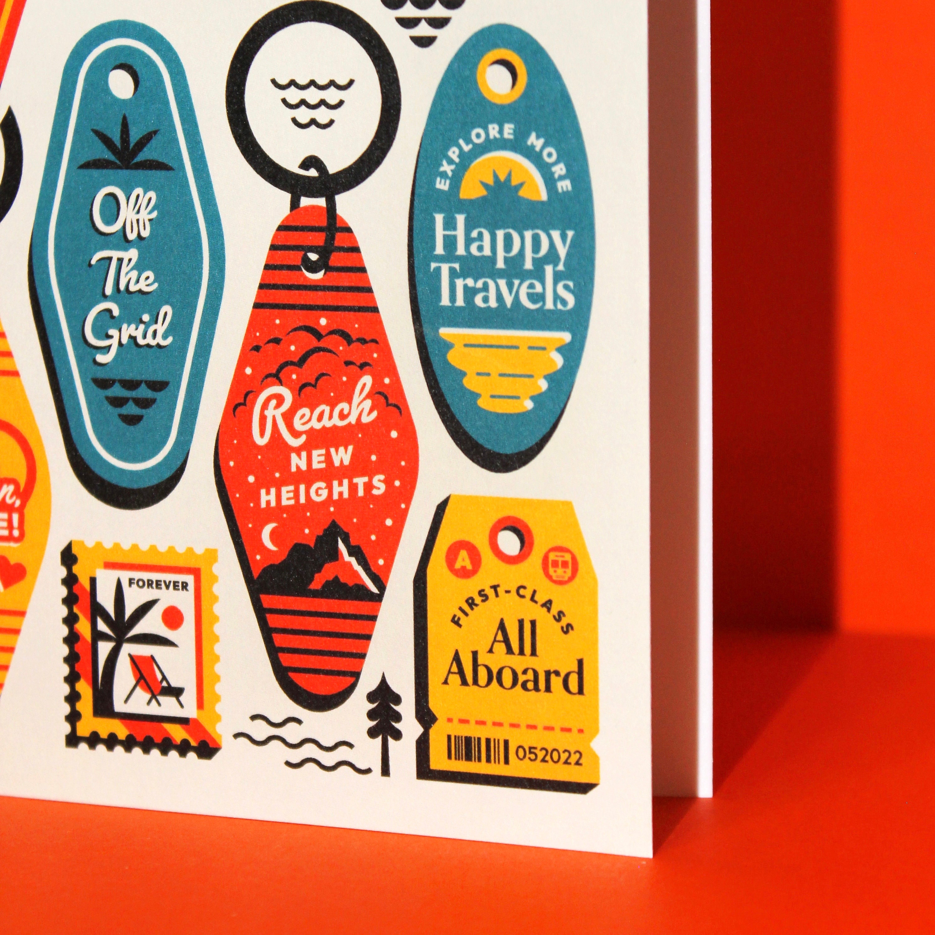 YOUR JOURNEY AWAITS A2-size Greeting Card (blank Inside) | Bon Voyage ...