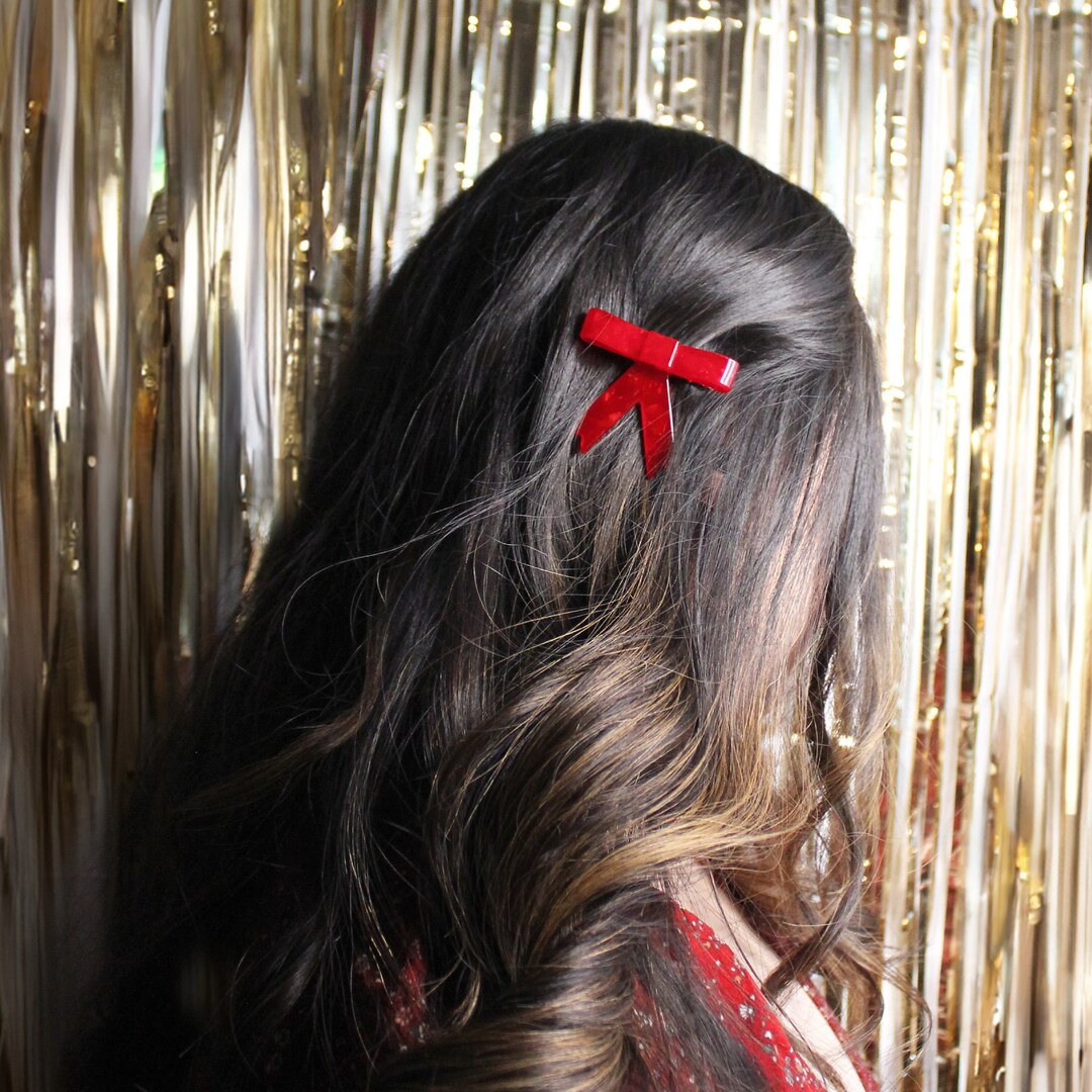 DORI Ribbon Hair Clip | New Heights Studio’s Acetate Hair Clip, Ribbon ...