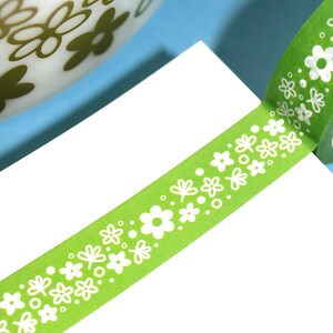 SPRING BLOSSOM Pyrex Inspired Pattern Washi Tape (15mm/10m) | 70's ...