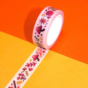 AUTUMN HARVEST Fall Autumn Leaves Washi Tape (15mm/10m) | Mushroom ...