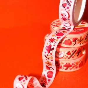 AUTUMN HARVEST Fall Autumn Leaves Washi Tape (15mm/10m) | Mushroom ...